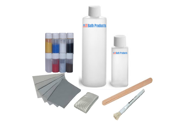 Small Fiberglass Bathtub Repair Kit With Tints - US Bath Products